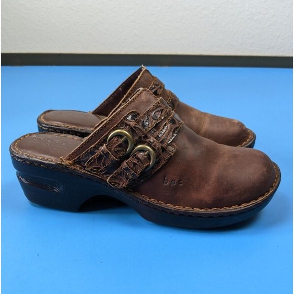 b.o.c. | Shoes | Boc Born Womens Aderyn Slip On Clogs Size 8 M Brown ...